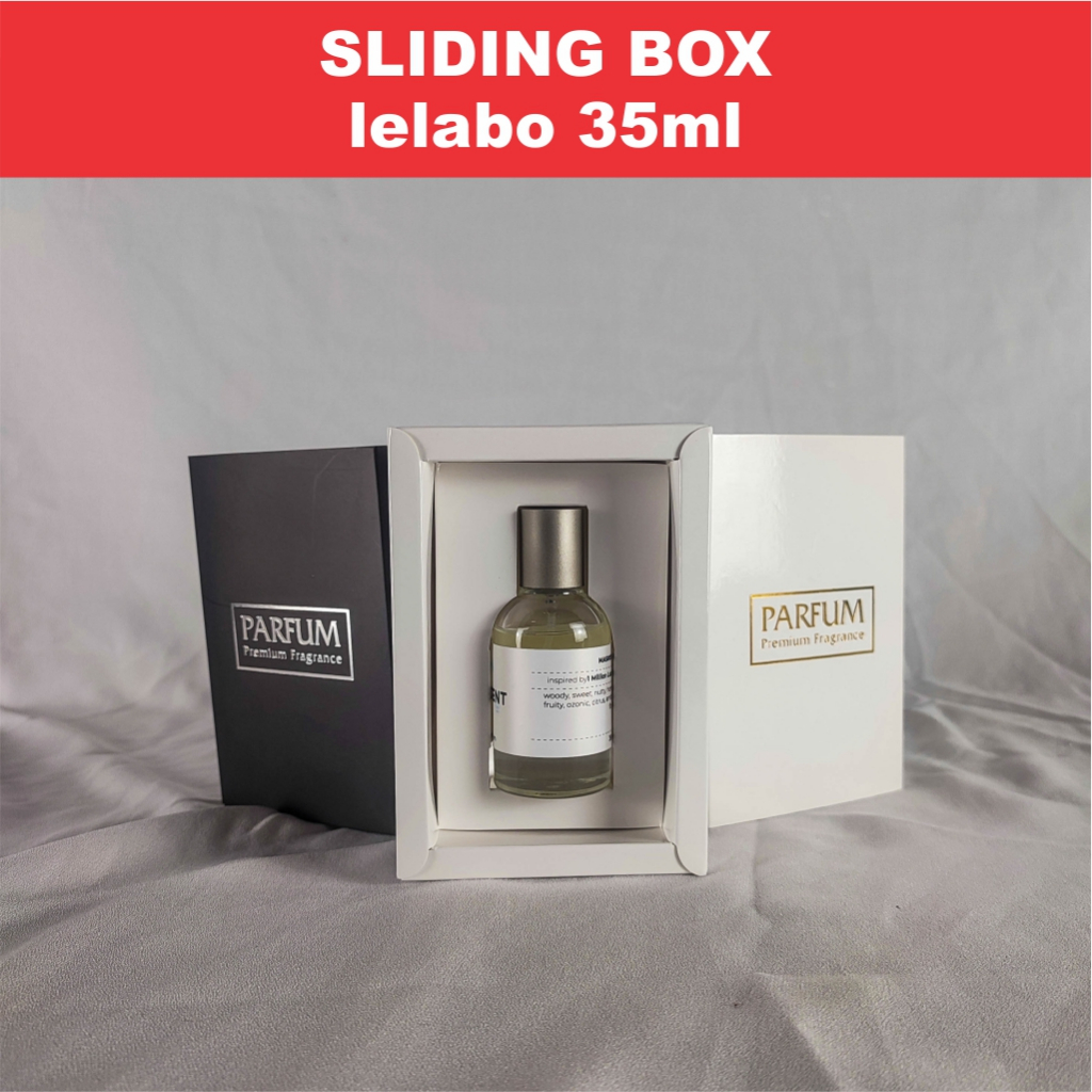 Jual Sliding Box Parfum untuk botol L3lab0 35ml dan 50ml | Shopee Indonesia