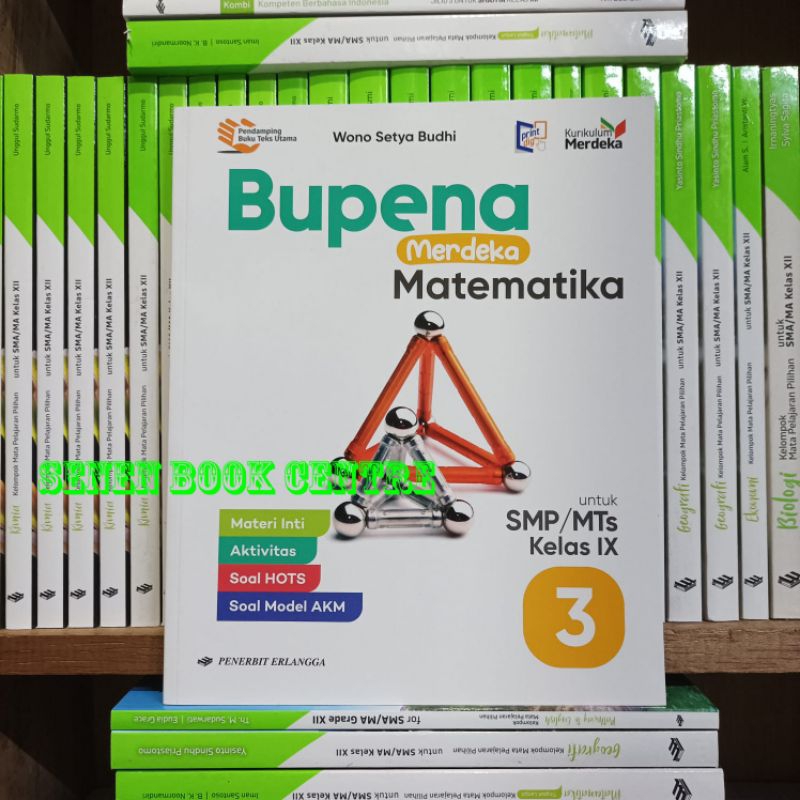 Jual Buku Bupena Matematika Kelas 3/IX/9 SMP Erlangga Kurikulum Merdeka | Shopee Indonesia