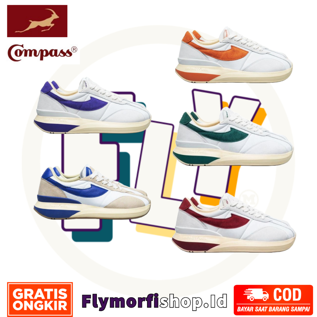 Jual [ORIGINAL] Sepatu Compass Velocity Creme | Shopee Indonesia