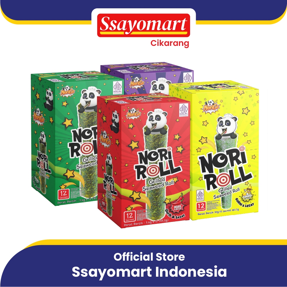 Jual Norigo Nori Roll / Snack Nori Roll Grilled Seaweed Roll / Snack ...