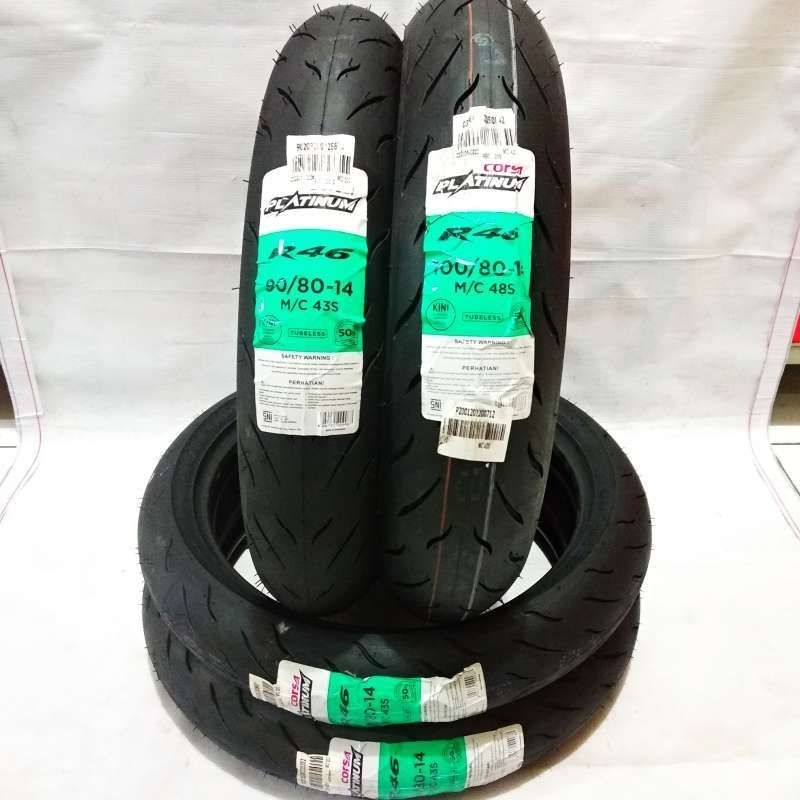 Jual Corsa R46 Soft Compound 100/80 90/80 80/80 RING 14 FREE PENTIL ...
