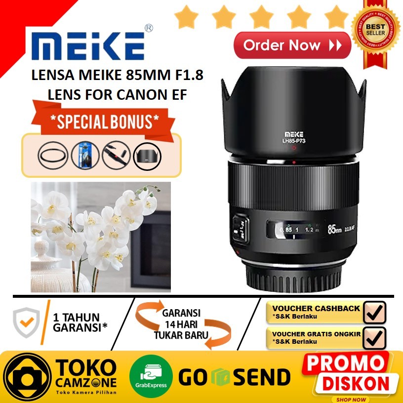Jual Lensa Meike 85mm f/1.8 Lens for Canon EF - Meike 85mm f1.8 ...