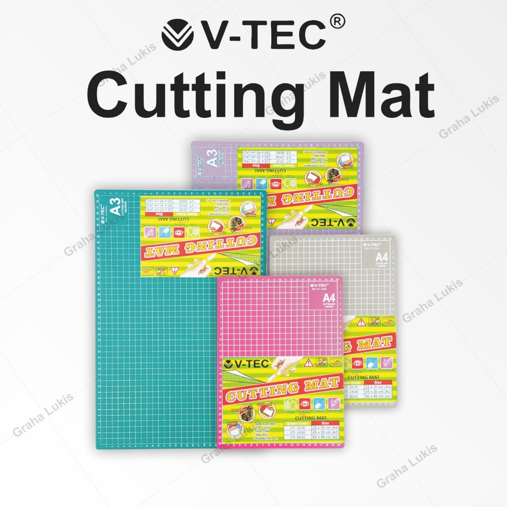 Jual V-TEC / DELI CUTTING MAT / CUTTING MATT A3 / A4 | Shopee Indonesia