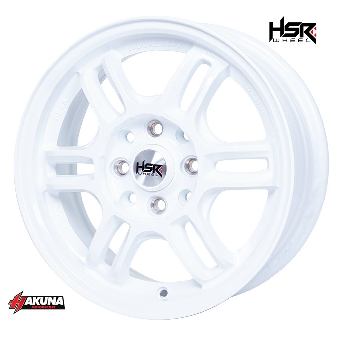 Jual Velg Mobil Rally Look Racing HSR AERI R14 Lebar 5,5 Pcd X100-114,3 ...