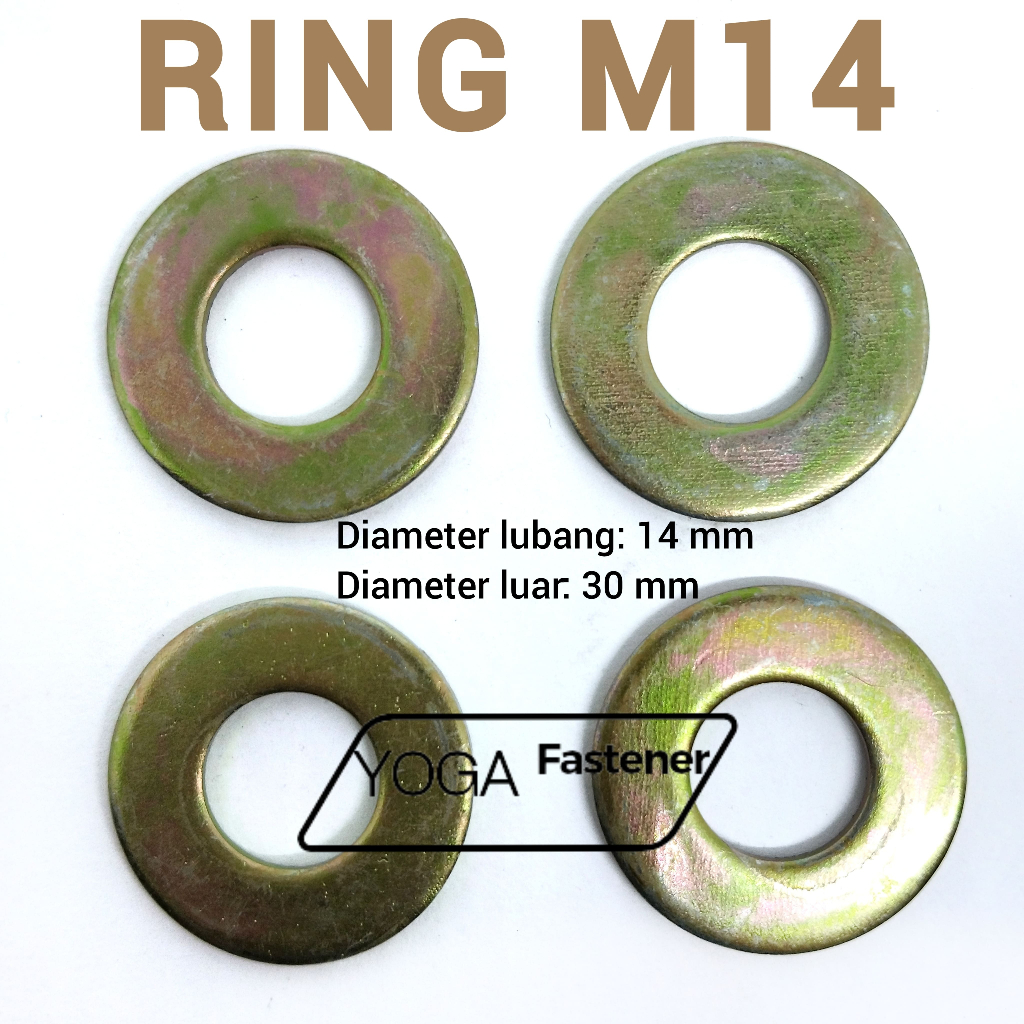 Jual Ring M14 warna kuning cocok untuk baut M14 kuning | Shopee Indonesia