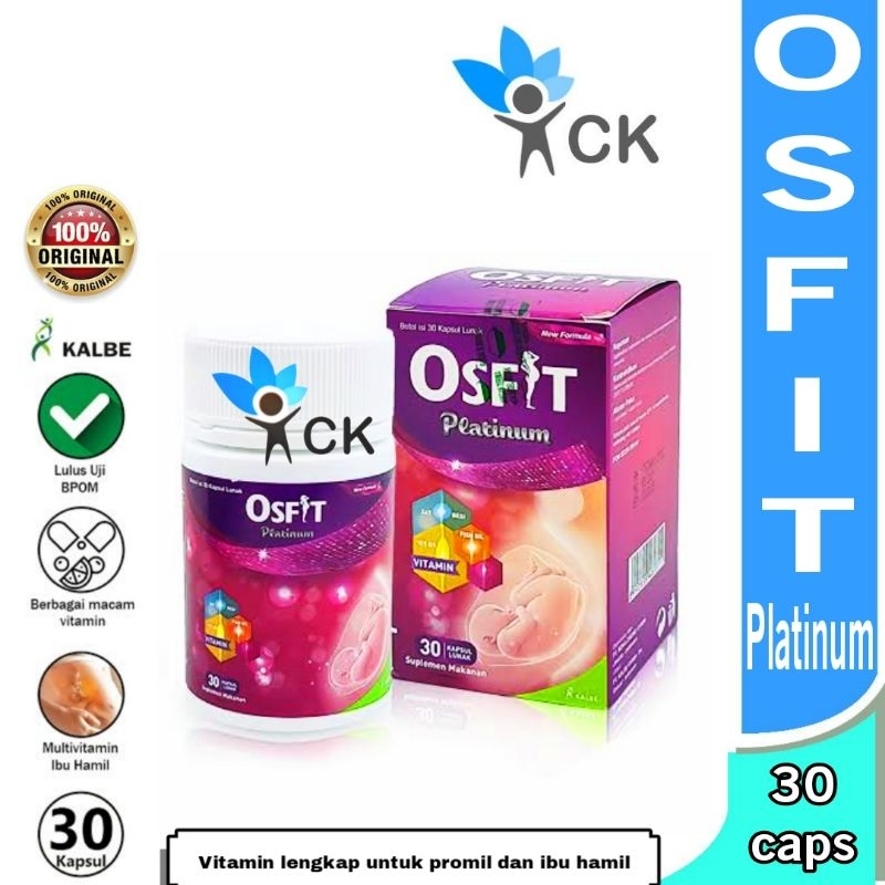 Jual OSFIT PLATINUM BOX ISI 30 SOFTGEL suplemen multivitamin mineral ...