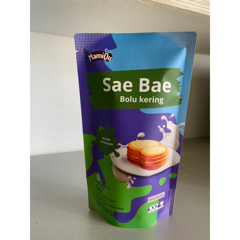 Jual Sae Bae Bolu kering Rasa Pandan 100 g | Shopee Indonesia