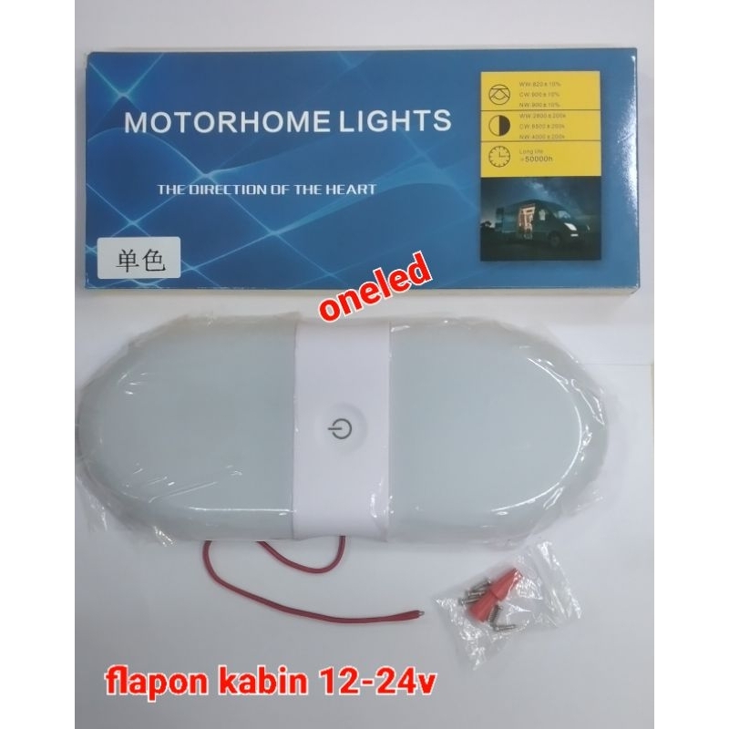 Jual lampu flapon kabin besar tipe 8006 12-24v | Shopee Indonesia