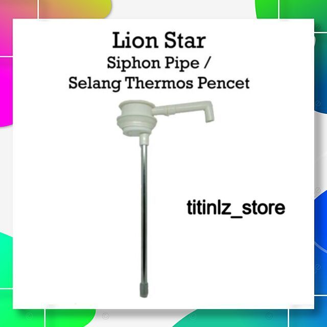 Jual Selang Termos pencet stanlies steel dan plastik Ukuran 2 liter dan ...