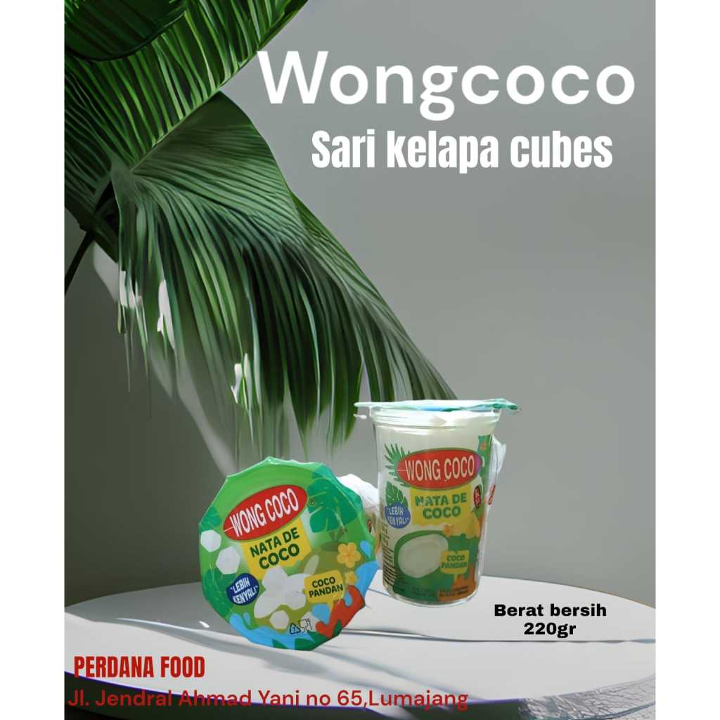 Jual Wong Coco / Nata De Coco / Minuman Rasa Cocopandan cubes/rasa dugan cup/ 220g | Shopee ...