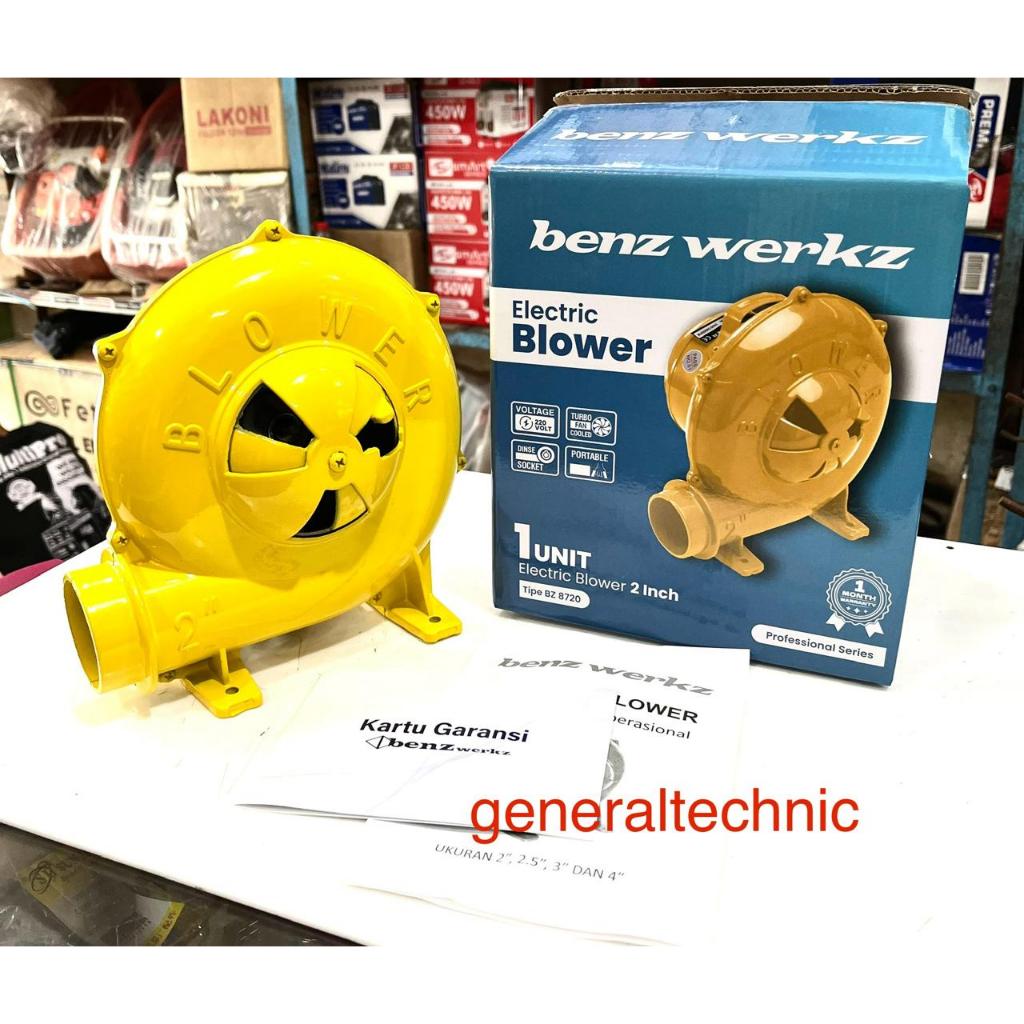 Jual Blower Keong 2" Benz Werkz BZ8720 Blower Duduk Elektrik Blower Tiup 2" Benz Blower Keong ...