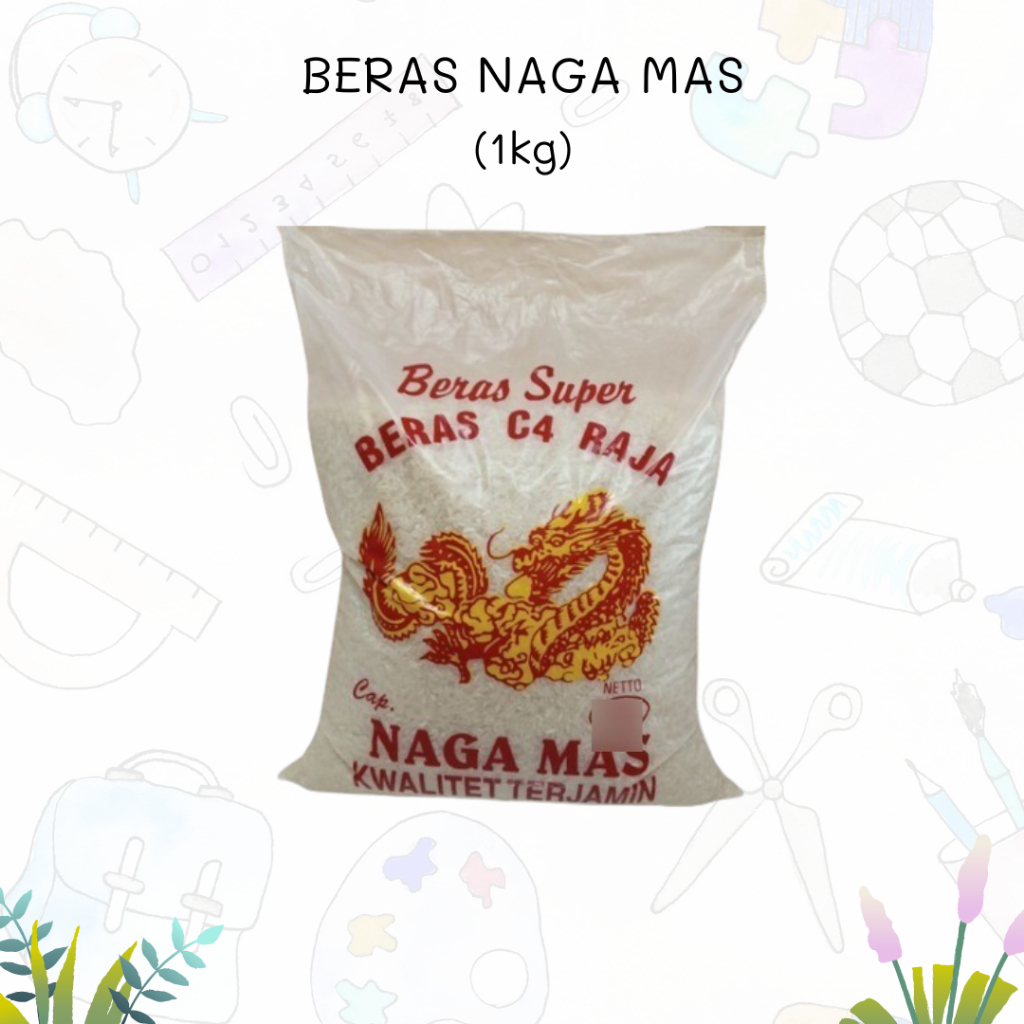 Jual BERAS SUPER CAP NAGA MAS 1kg | Shopee Indonesia