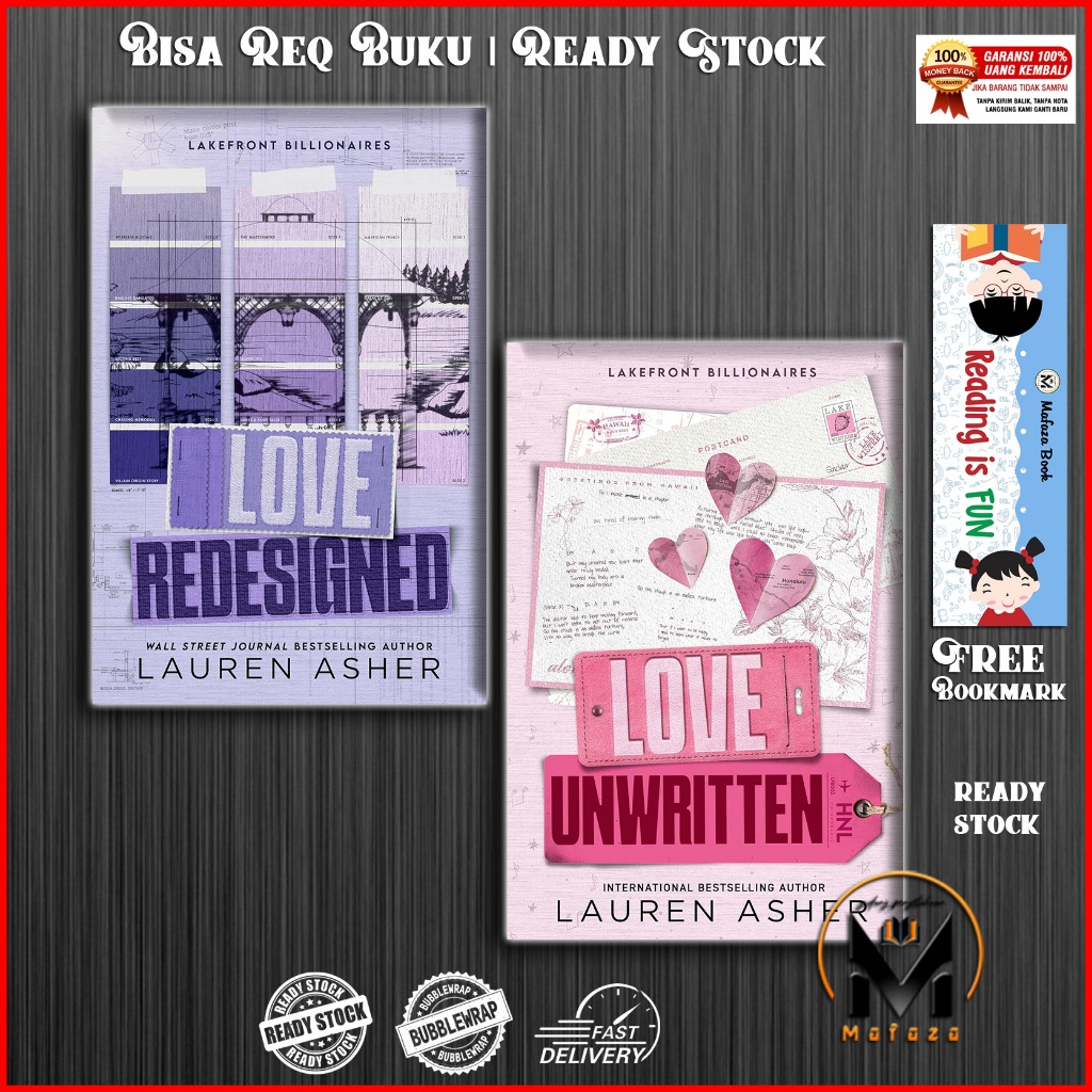 Jual Love Redesigned | Love Unwritten by Lauren Asher (English ...