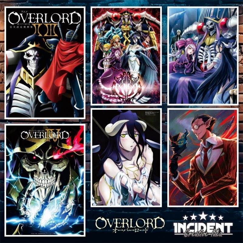 Jual Poster OVERLORD - Poster Anime Ukuran A4+ | Shopee Indonesia