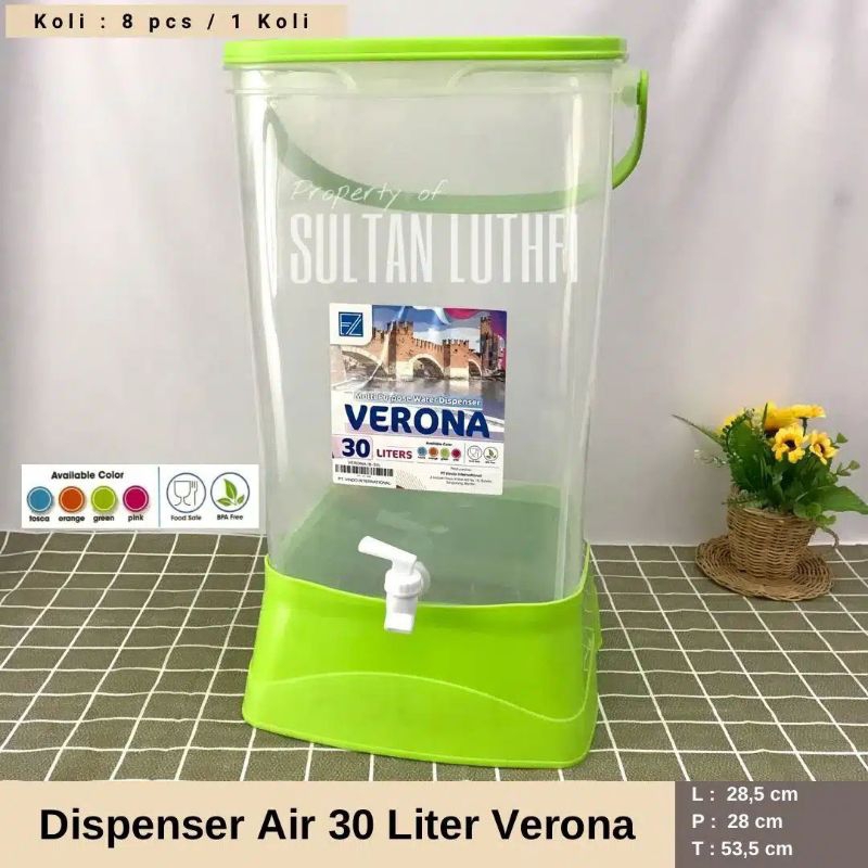 Jual Dispenser verona 30 liter dispenser air dispenser es dispenser ice ...