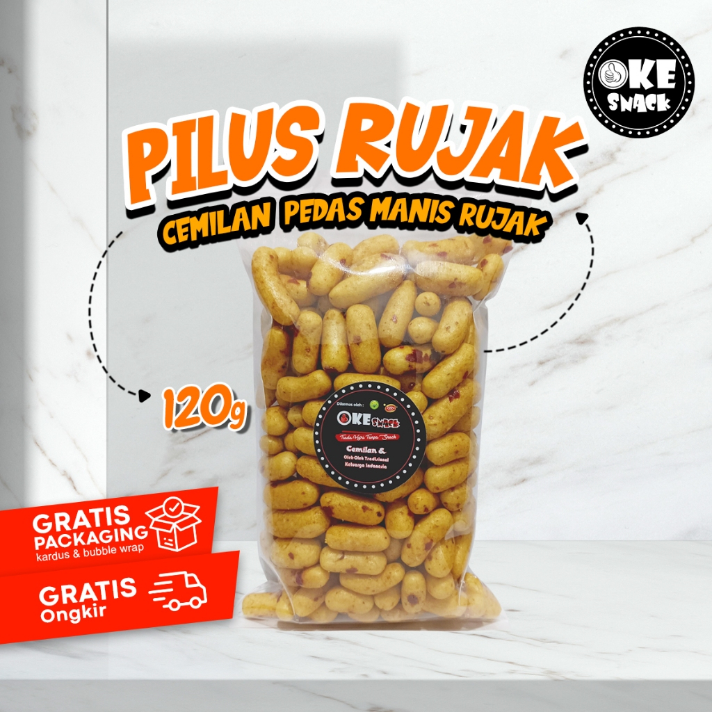 Jual Pilus Rujak | Pilus - 120g | Shopee Indonesia