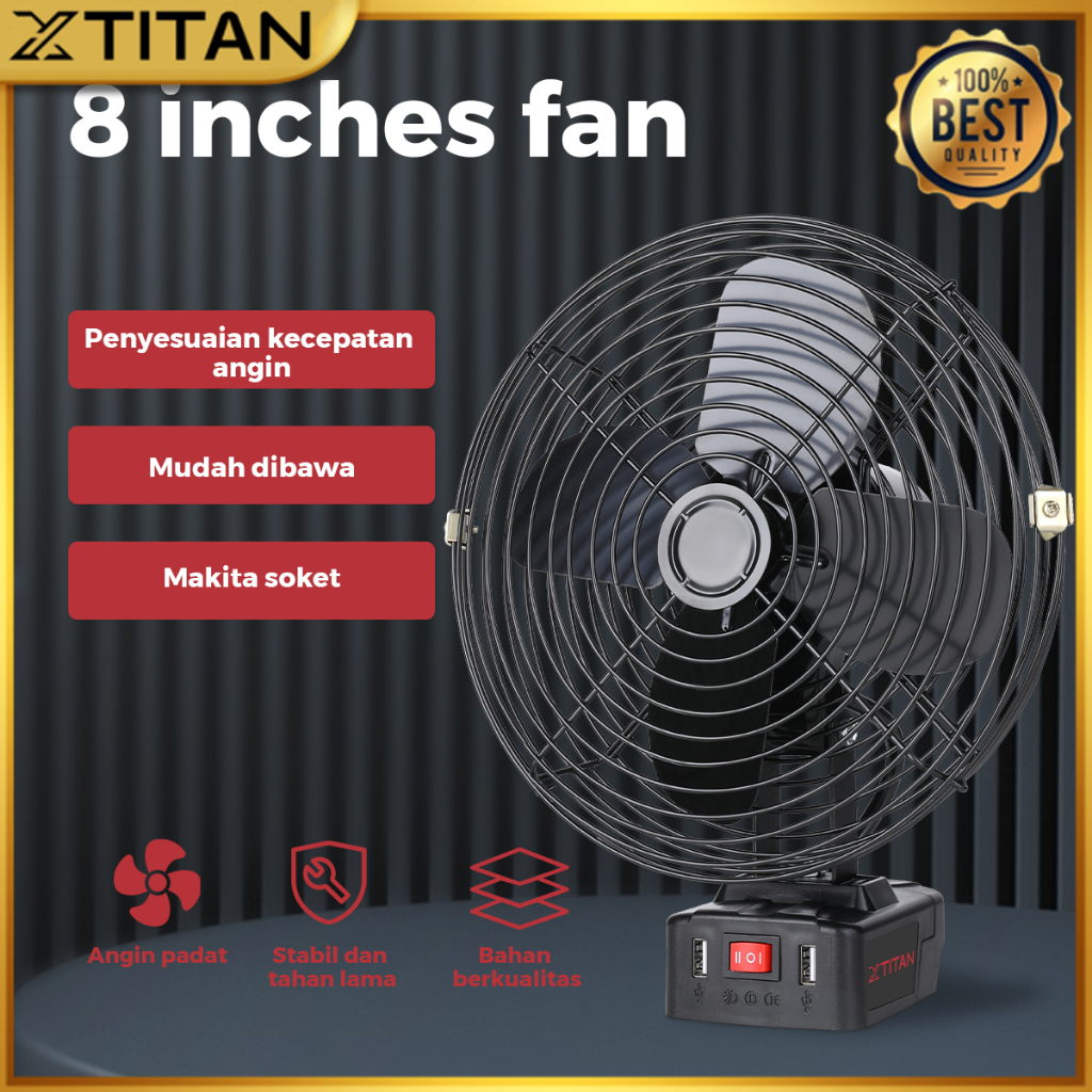 Jual 【COD+Dikirim Dalam 24 Jam】XTITAN Kipas Emergency Mini Fan Portable ...