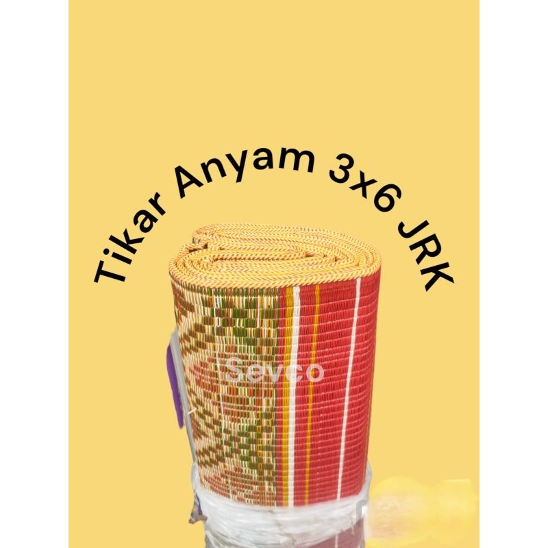 Jual Karpet Tikar Plastik Anyam 3x6 JRK Merek Bonsai / Tikar Lantai ...