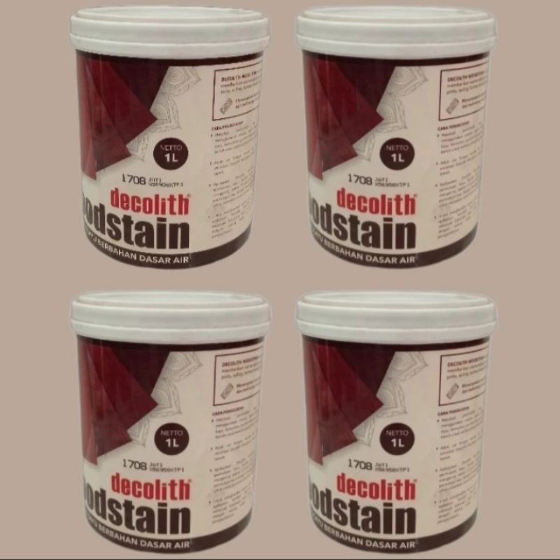 Jual Politur Decolith Woodstain 1 liter | Shopee Indonesia
