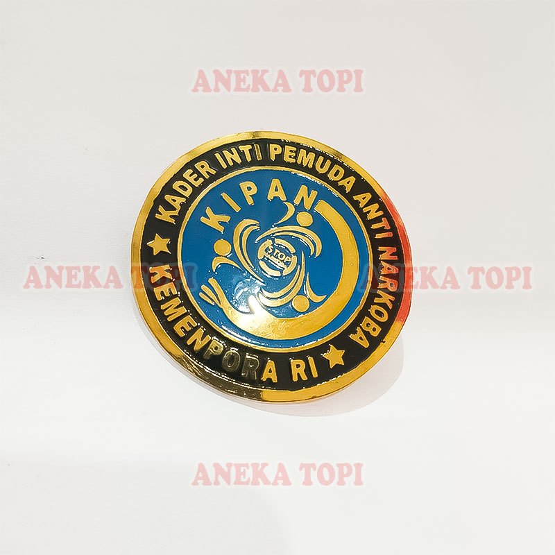 Jual Pin Logo Kipan Kemenpora Pin Bros Kipan Model Bulat - Aneka Topi ...