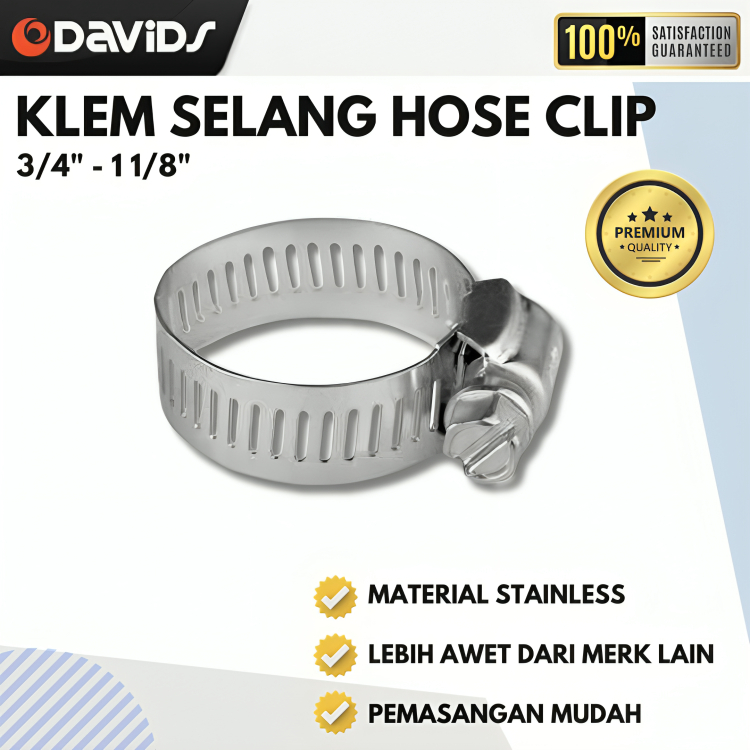 Jual Klem Selang Hose Clamp Air Radiator Gas Stainless Stenlis | Shopee ...