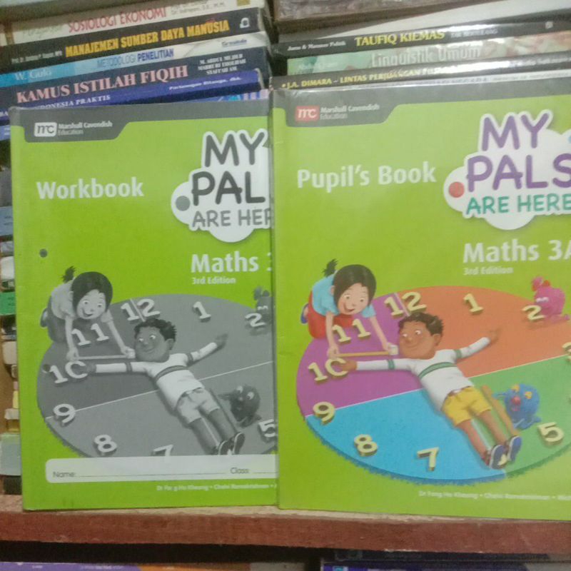 Jual buku my pals are here math 3a woork book dan pupils book | Shopee ...