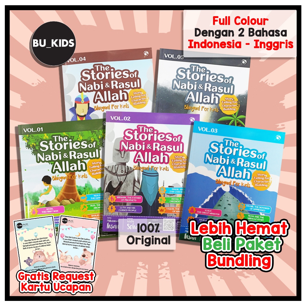 Jual Buku Kisah 25 Nabi Dan Rasul Anak Tk Paud The Stories Of Nabi & Rasuk Allah Vol 1 | Shopee ...