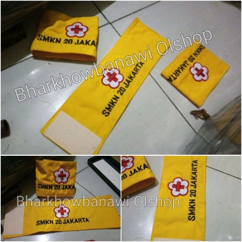 Jual BAN LENGAN PMI PMR BAN LENGAN ORGANISASI SEKOLAH BAN LENGAN CUSTOM ...