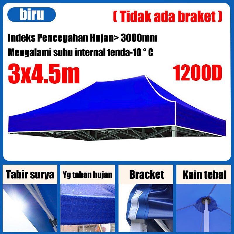 Jual 【Lumayan untuk 10 tahun】Terpal Tenda Atap Tenda Lipat Atap tenda ...
