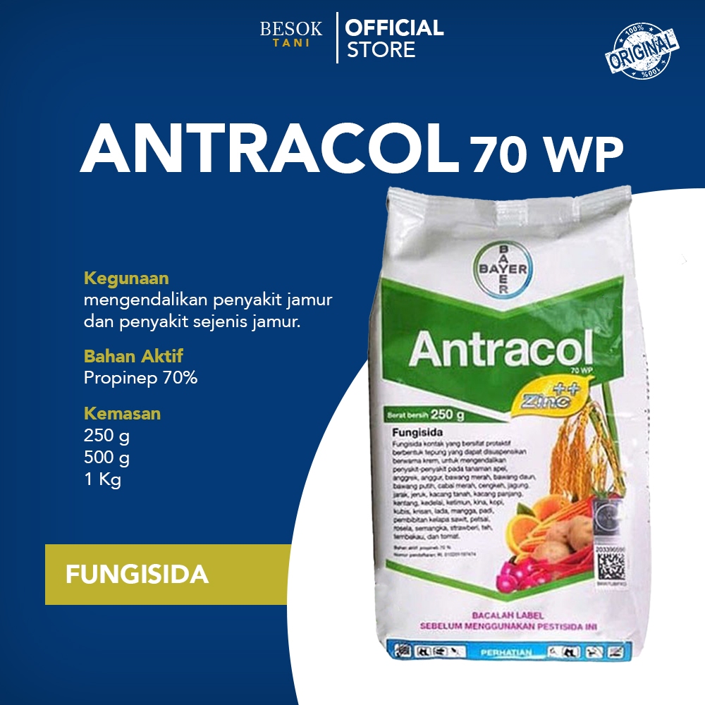 Jual ANTRACOL 70 WP ZINC | Fungisisda | Kemasan Pabrik | Shopee Indonesia