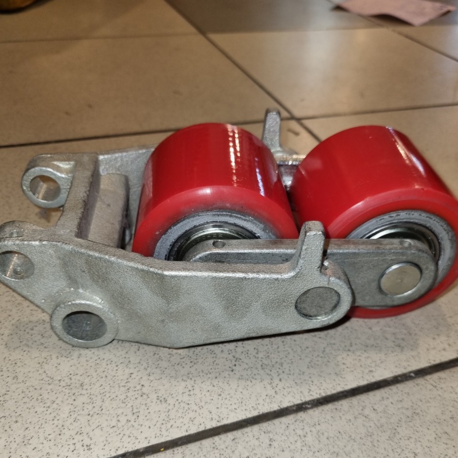 Jual Double Wheel Frame Hand Pallet + Roda PU | Shopee Indonesia