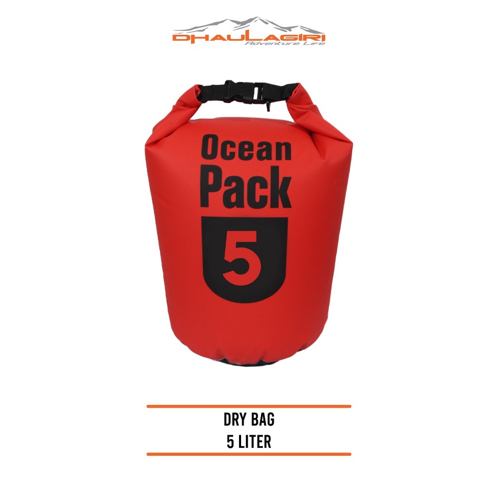 Jual KODE E34A Dhaulagiri Dry Bag Outdoor Drifting Waterproof Bucket Dry Bag 5L | Shopee Indonesia