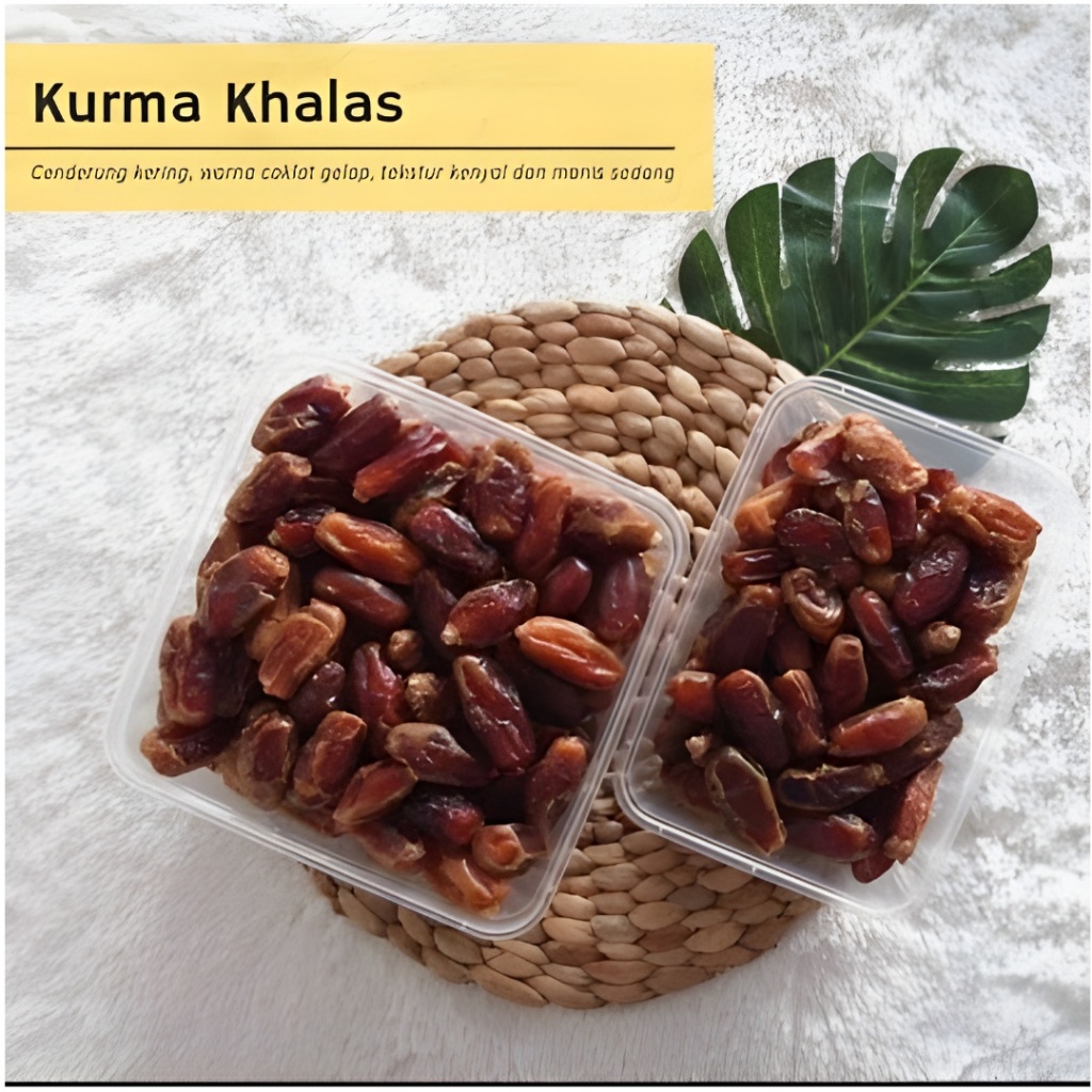 Jual Kurma Khalas 1 KG Kurma JSR Superfood Diet Food | Shopee Indonesia