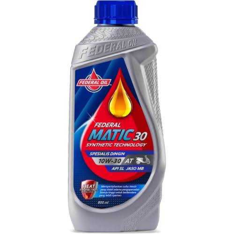 Jual Oli Federal Matic Silver 800ml Oli Motor Matic Federal Oil 0,8 ...