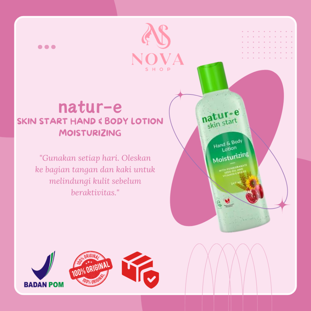 Jual NATUR-E SKIN START HAND AND BODY LOTION MOISTURIZING | Shopee ...