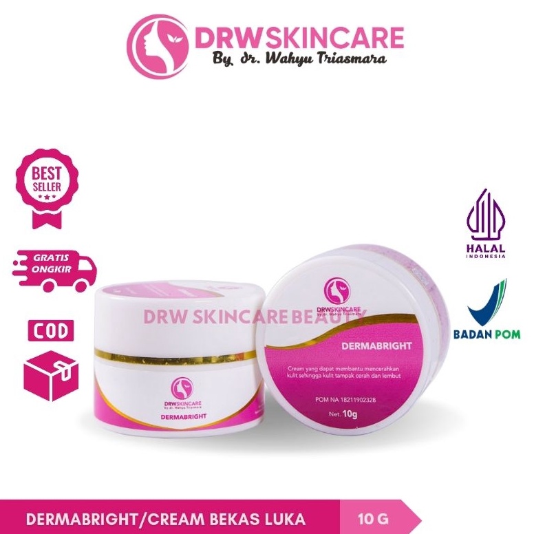 Jual KODE D53U DRW Skincare Cream BEKAS LUKADermaBright By dr Wahyu ...