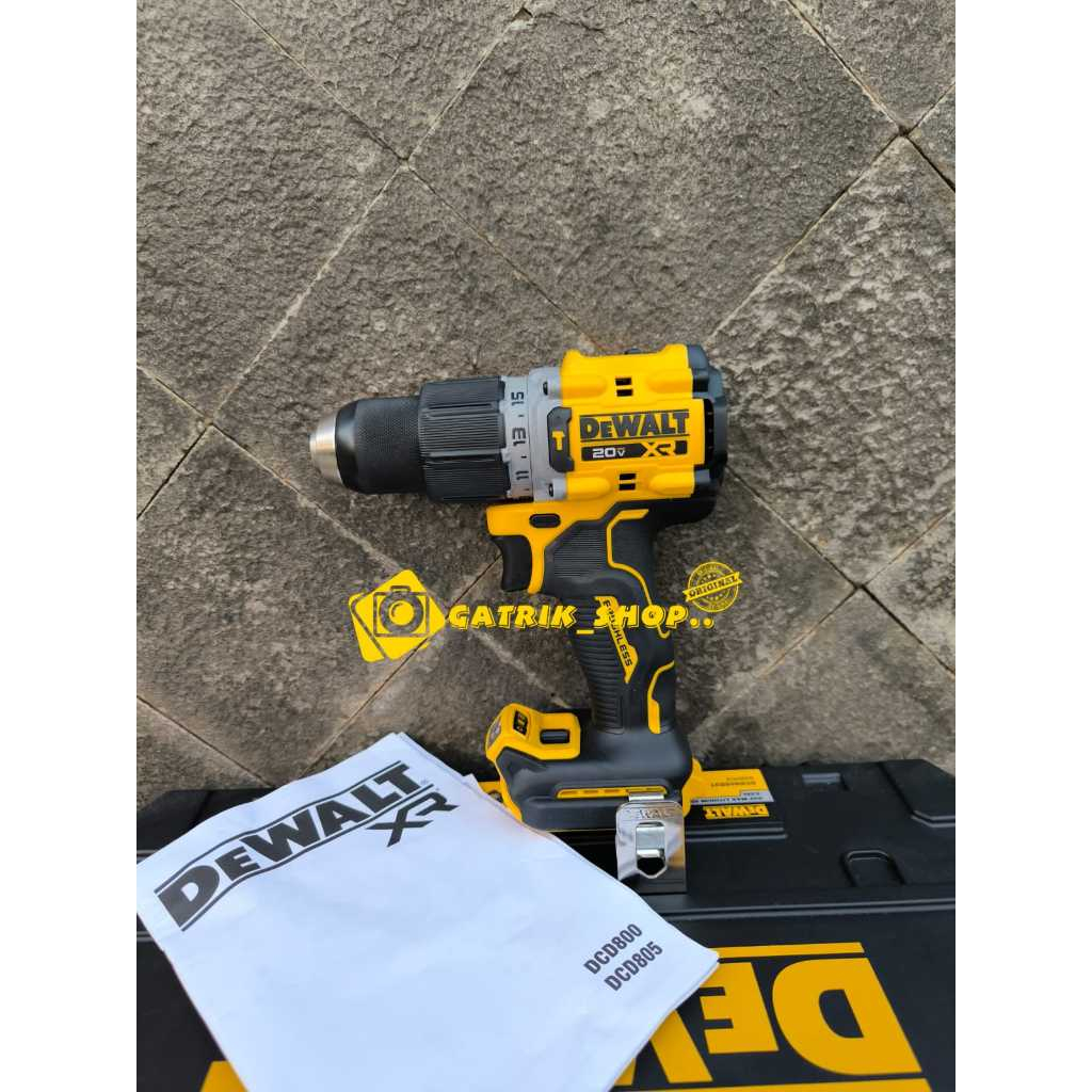 Jual Bor Dewalt DCD805 20V XR Hammer Drill Bor Baterai Dewalt DCD 805 ...