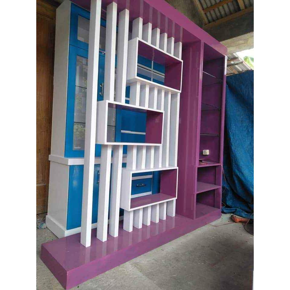 Jual partisi 004 bahan kayu jati jepara skat ruangan jati | Shopee ...
