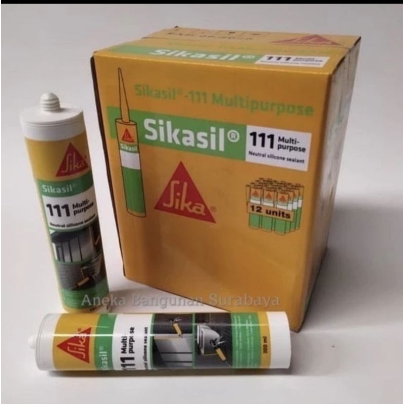 Jual SIKA SIKASIL 111 multipurpose sealent natural 300ml | Shopee Indonesia