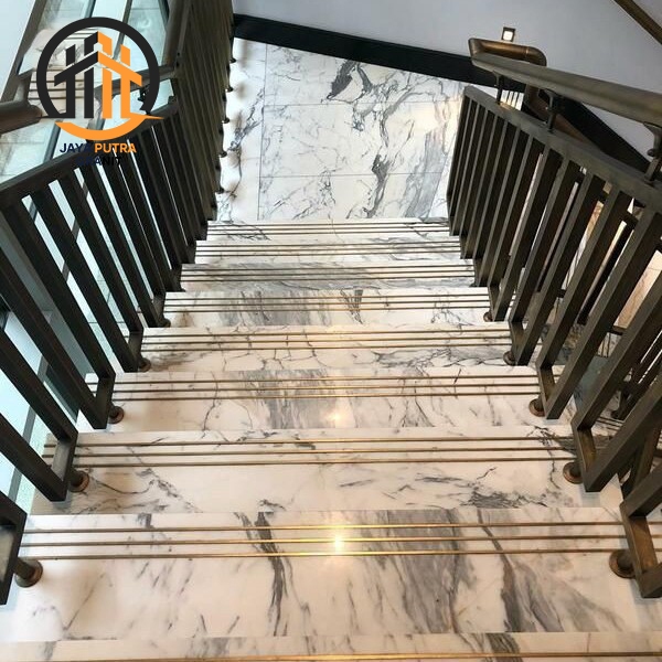 Jual Granit Anak Tangga 30X100 20X100 Motif Marmer Gold Custom Ukuran ...