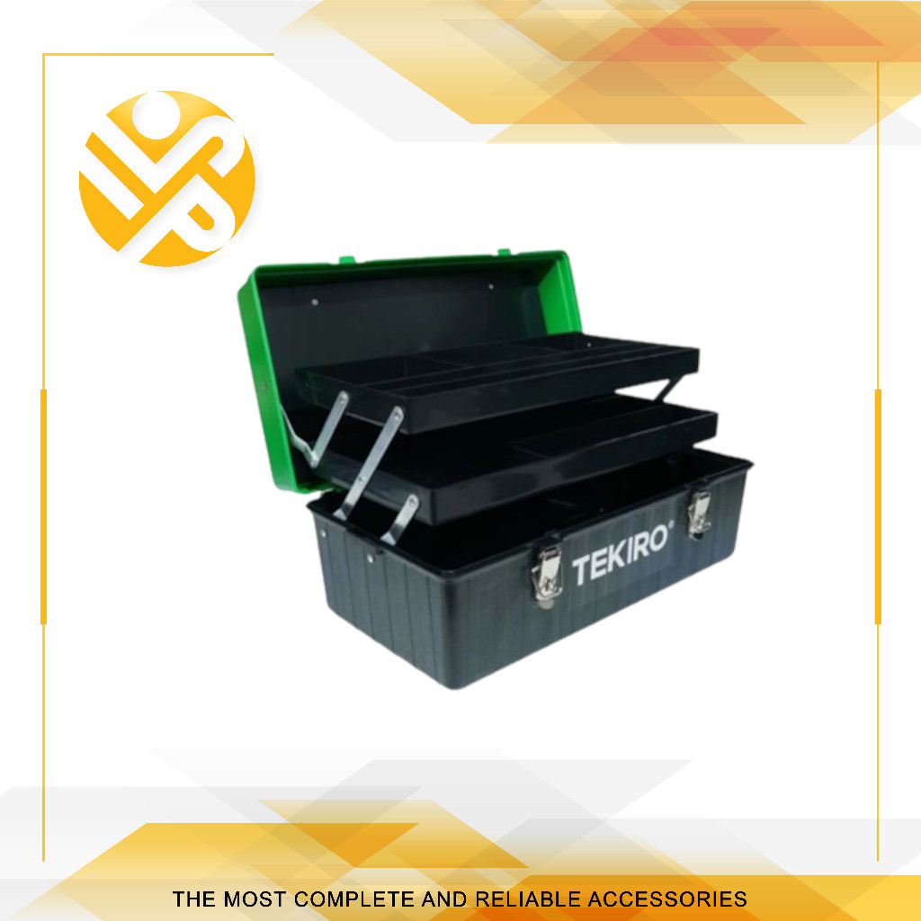 Jual TEKIRO Tool Box 3 Susun Plastik / Toolbox Toolkit Kotak Perkakas PVC | Shopee Indonesia