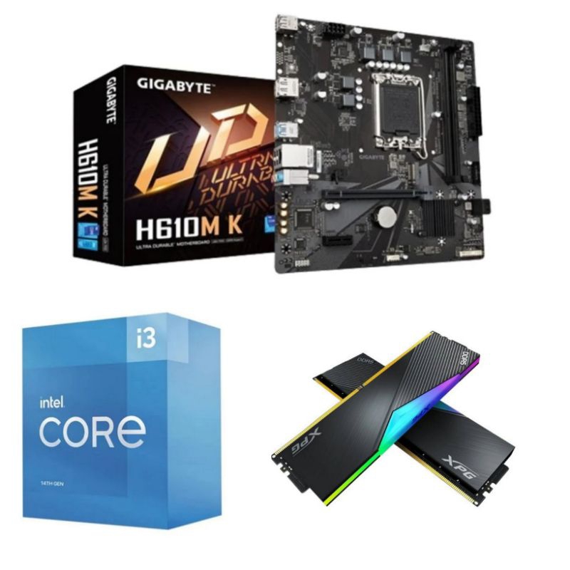 Jual Paket Processor Gaming Intel Core i3 14100F Box Gen 14 LGA 1700 RAM DDR5 32GB | Shopee ...