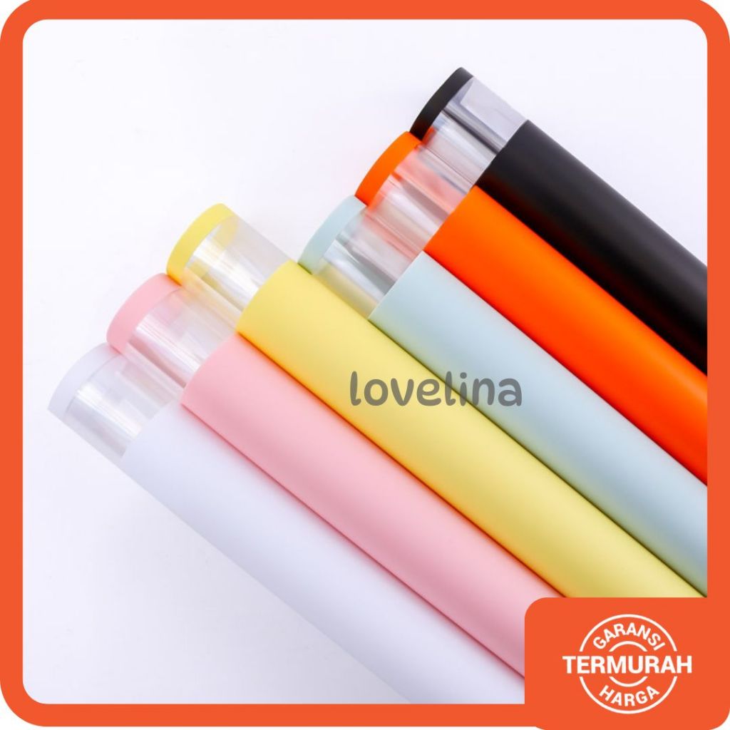 Jual Kertas Buket FRAME LIST TRANSPARANT GLOSSY Flower Wrapping Paper ...