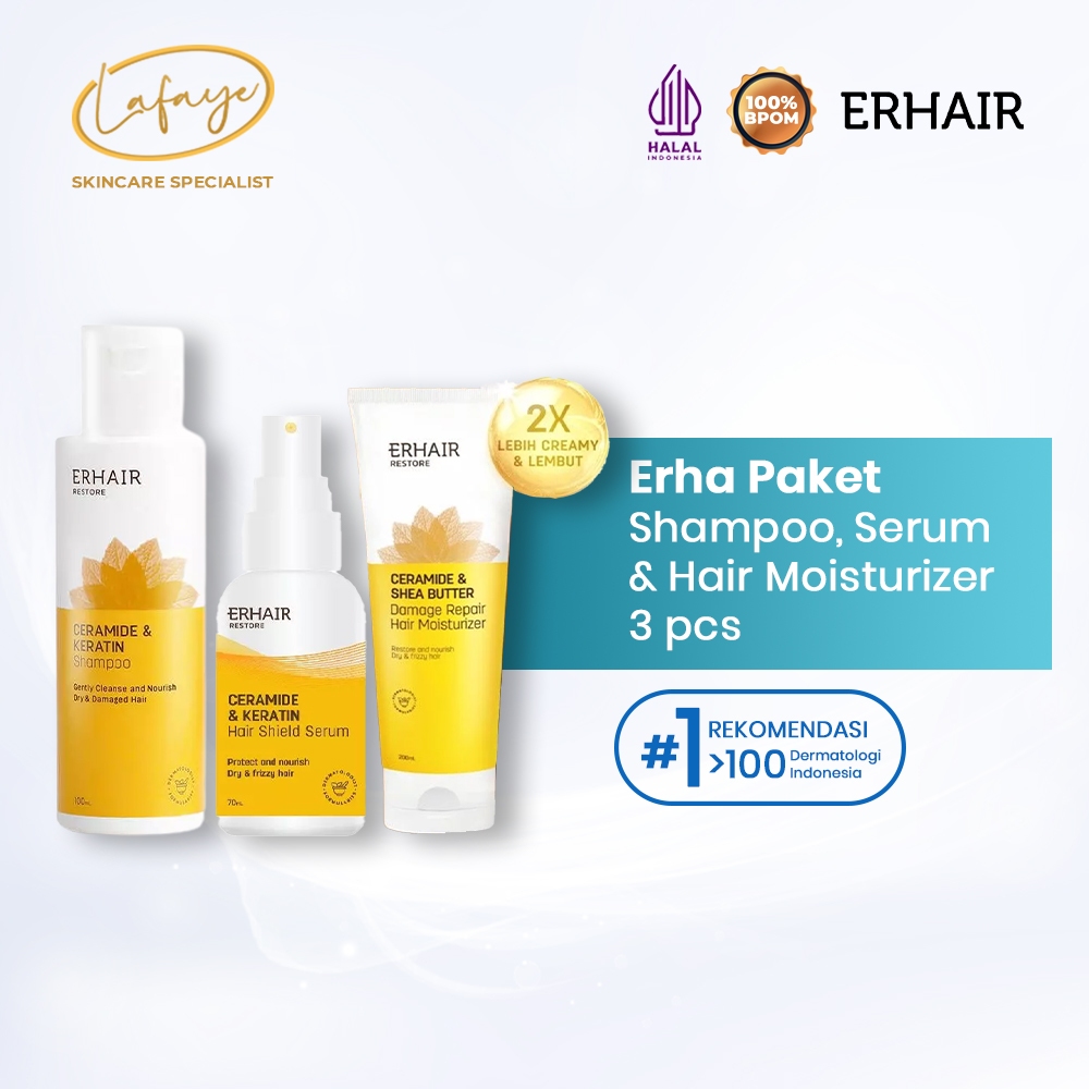Jual ERHAIR ERHA Restore Shampoo Serum Hair Moisturizer - Perawatan ...