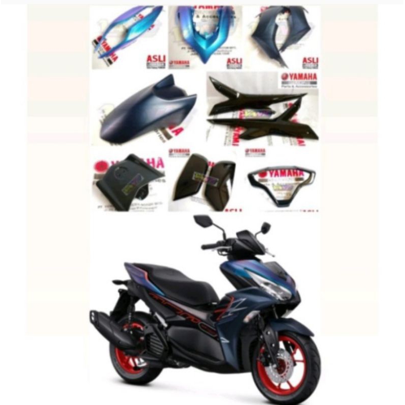 Jual Body Halus Set Original Genuine Yamaha All New Aerox Cyber city ...