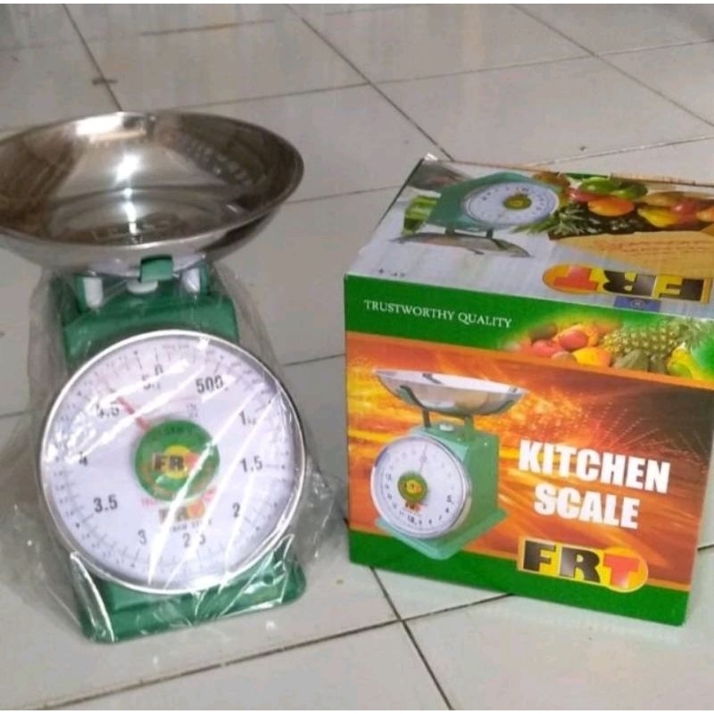 Jual KITCHEN SCALE FRT 5KG/10KG/15KG/20KG timbangan duduk frt timbangan ...
