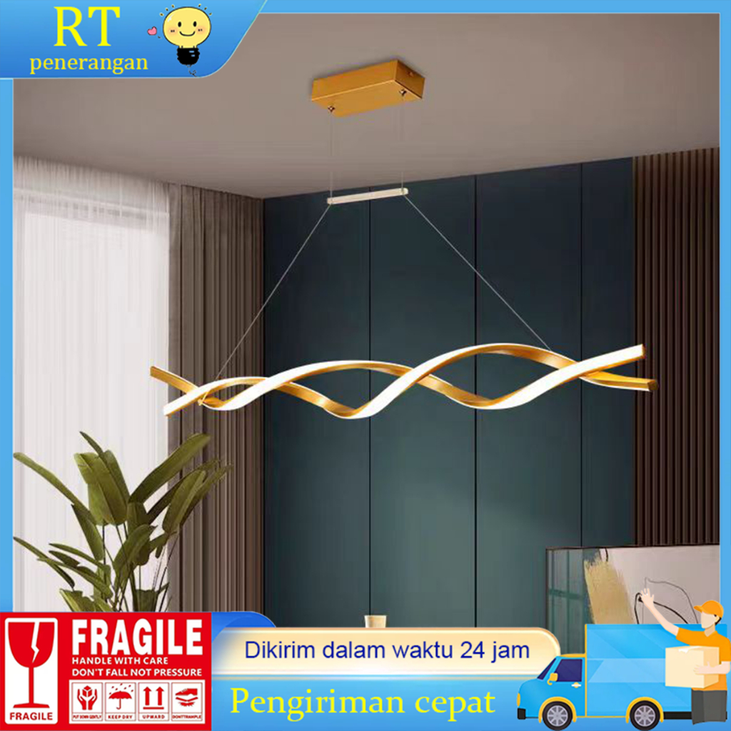 Jual Lampu Restoran Garis Minimalis Lampu Gantung Ruang Makan Modern Minimalis Lampu Meja Bar ...