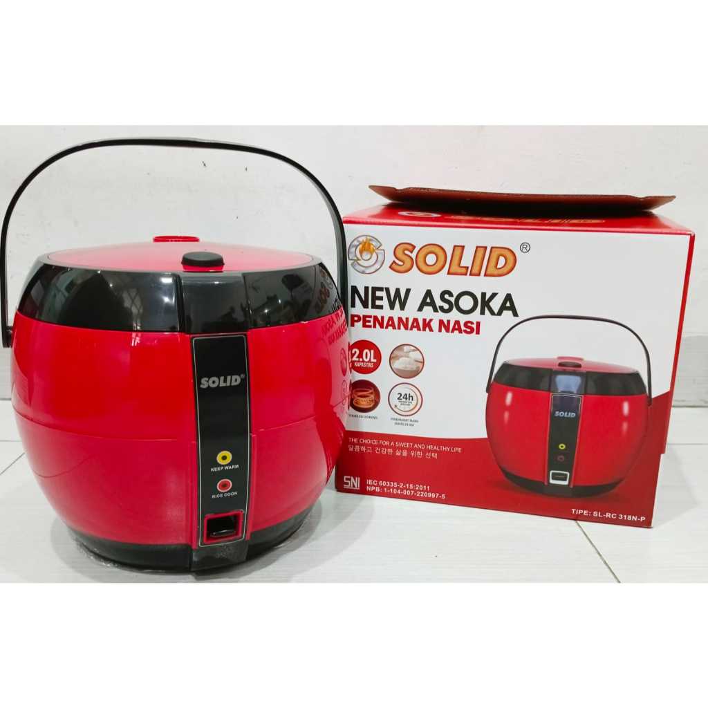 Jual SSA Penanak Nasi/ Rice Cooker Solid New Asoka 2 Liter | Shopee ...