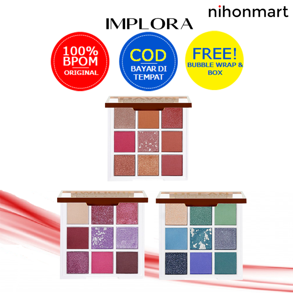 Jual Implora Eyeshadow Palette 10g | Shopee Indonesia