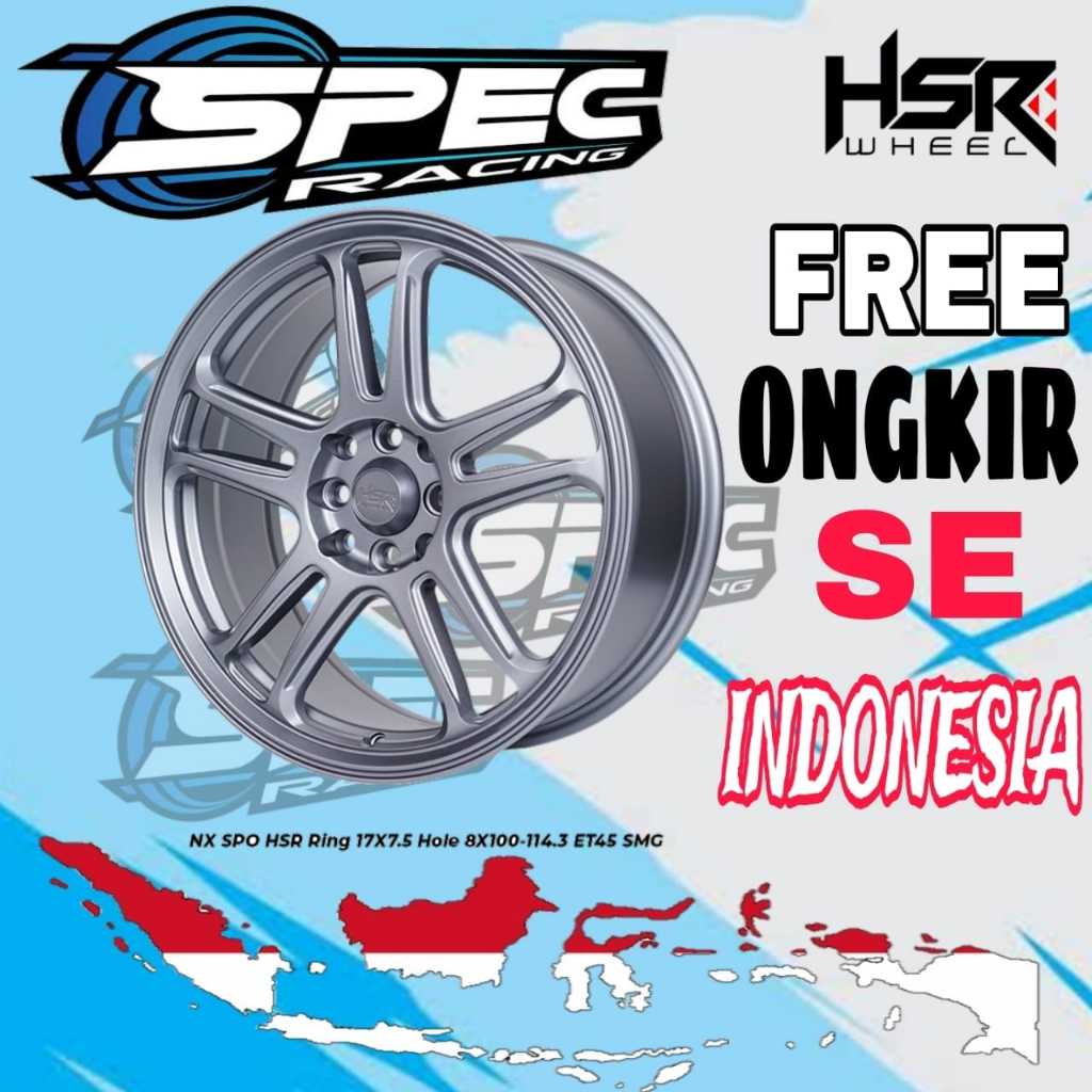 Jual Velg Mobil Racing Ring 17 Untuk Livina Yaris Jazz Freed Avanza Veloz Kijang LGX Sigra ...